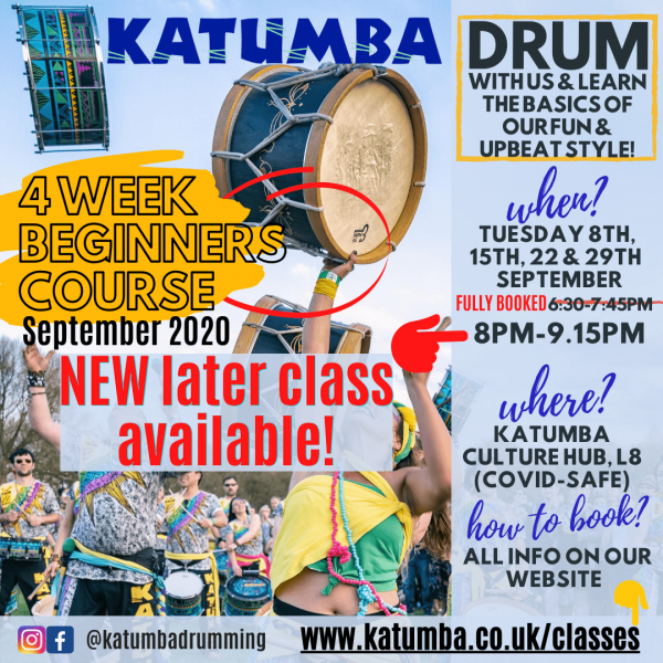 katumba drumming for beginners september 2020
