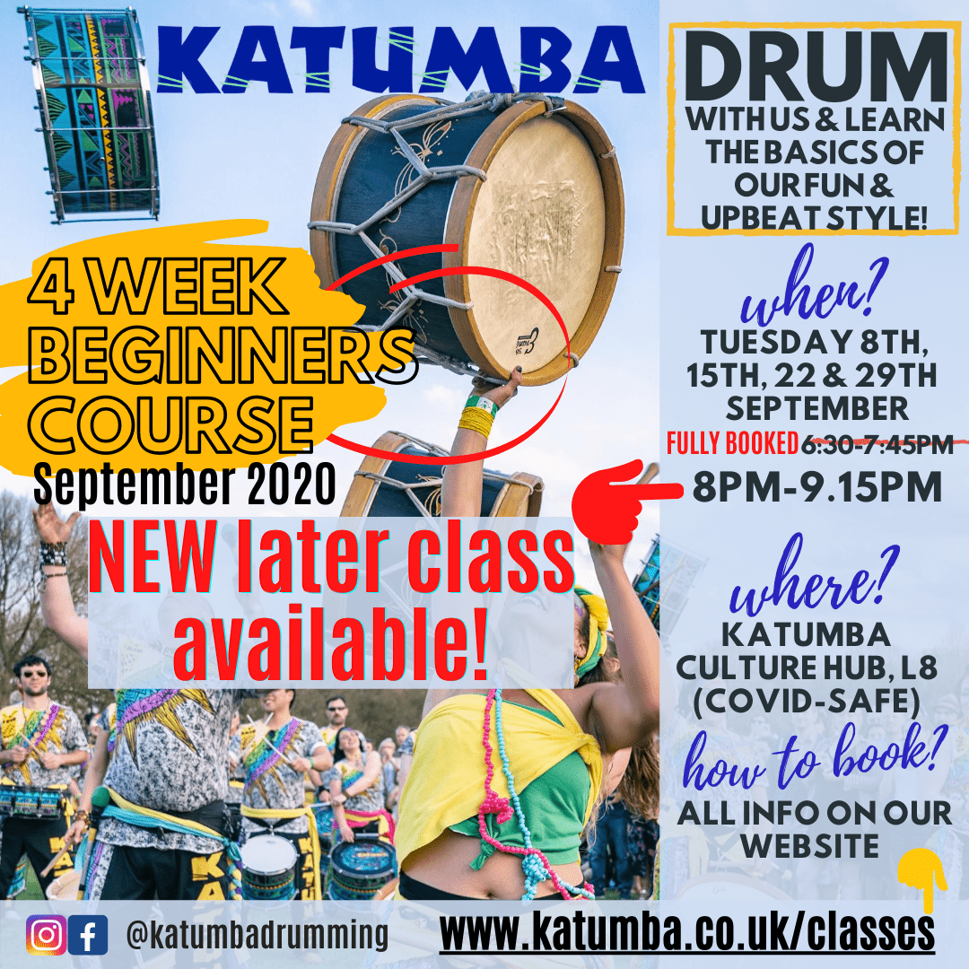 katumba drumming for beginners september 2020
